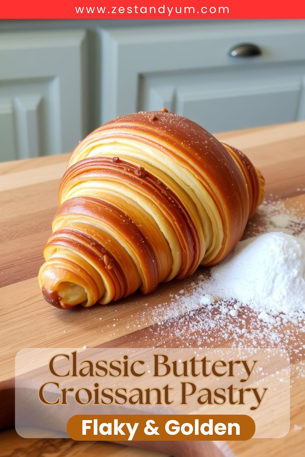 Classic Buttery Croissants
