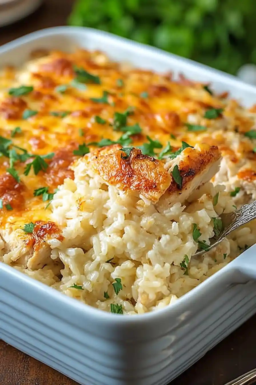Easy Angel Chicken Rice Casserole Recipe - ZEST & YUM
